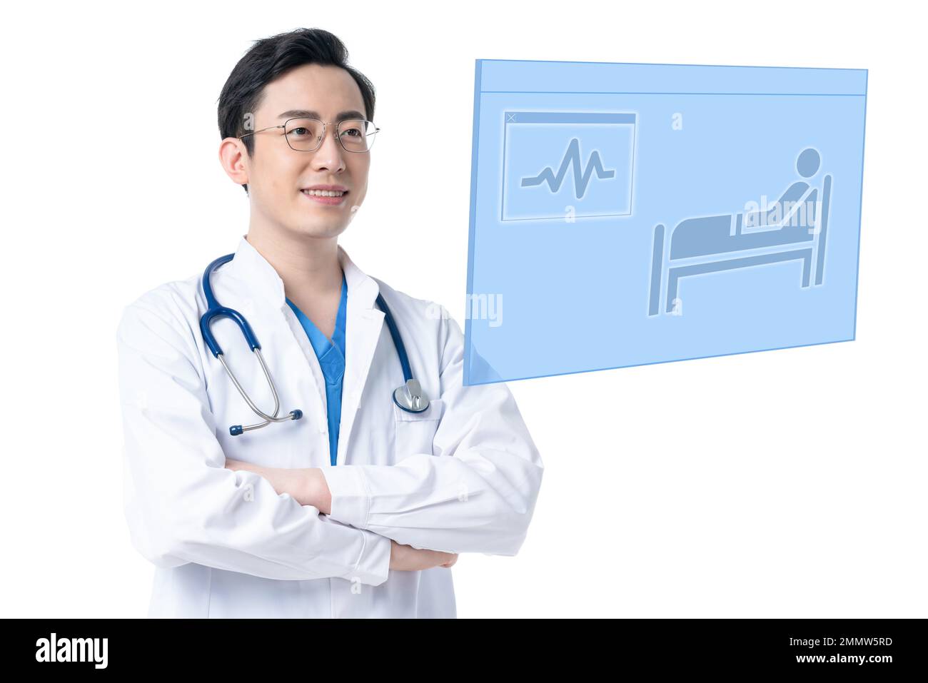 The doctor portrait Stock Photo - Alamy
