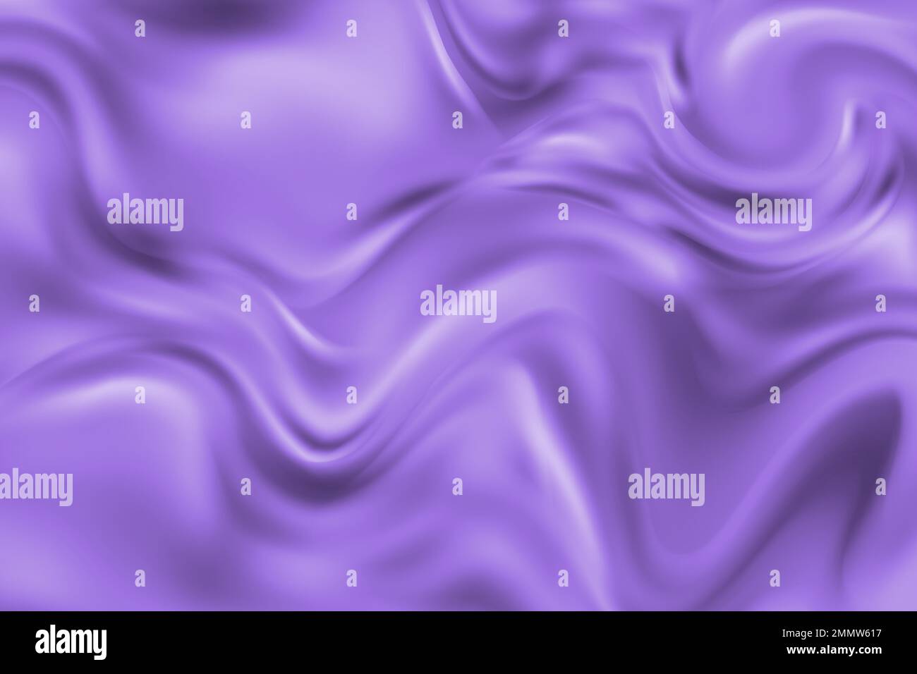 Wavy fluid background with liquid texture. Purple abstract smooth silk ...