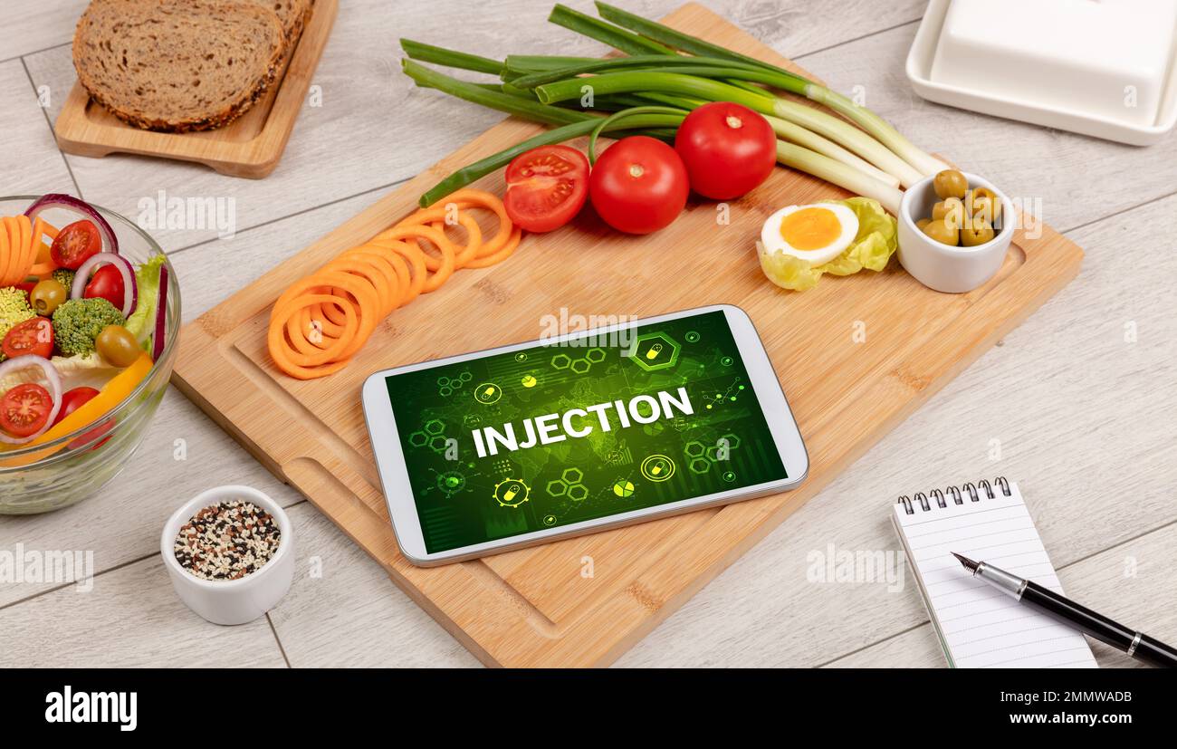 Healthy Tablet Pc compostion, immune system boost concept Stock Photo ...
