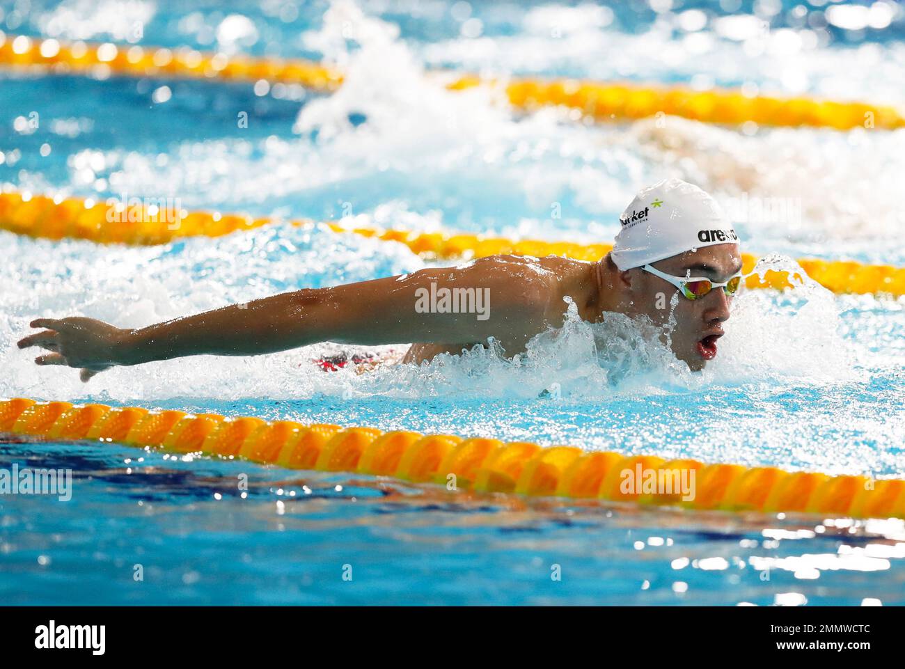 Kristof Milak of Hungary competes in a 200 meters butterfly men ...