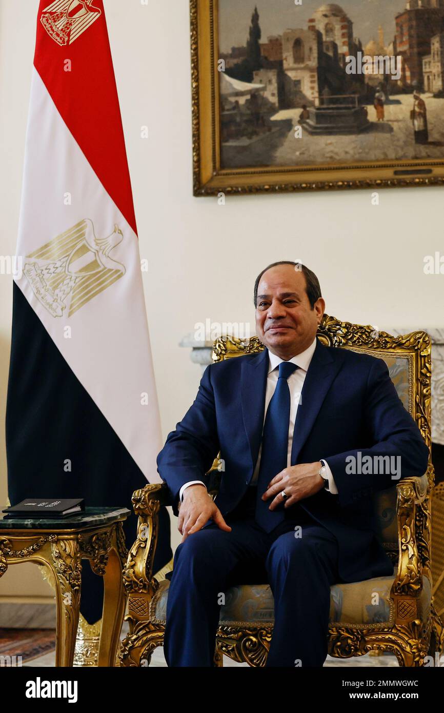 Egyptian President Abdel Fattah el-Sissi meets with U.S. Secretary of ...