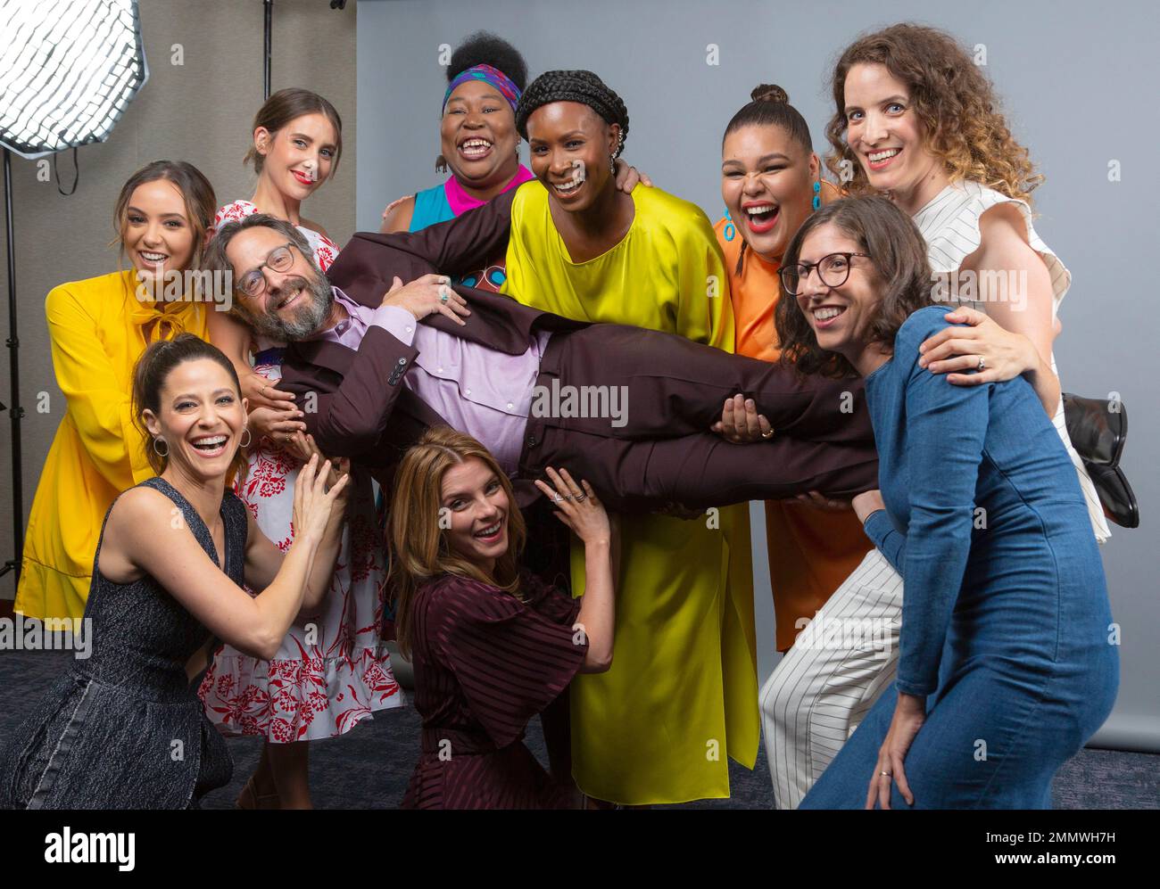 Britt Baron, from left, Alison Brie, Kia Stevens, Sydelle Noel, Britney ...