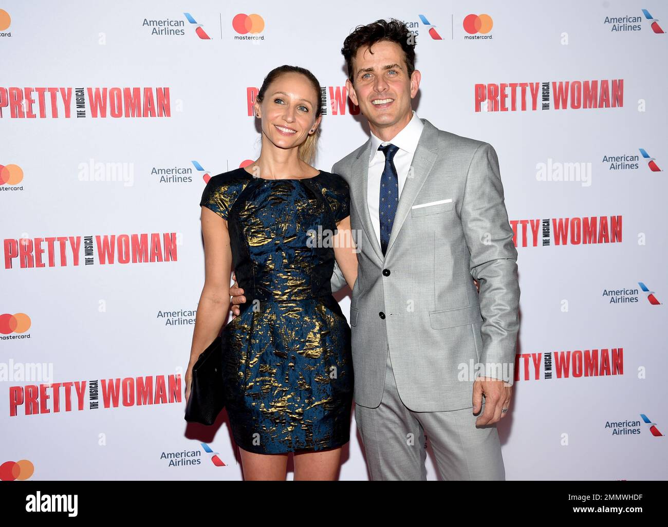 Singer Joey McIntyre, right, and wife Barrett Williams attend a Garry ...