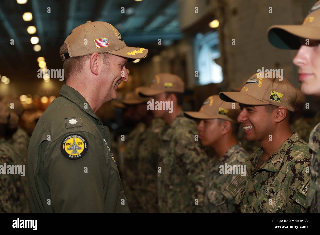 Cmdr. Matthew Mulcahey, the first-in-class aircraft carrier USS Gerald ...
