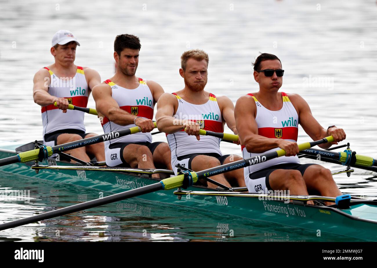 Felix Brummel, Nico Merget, Peter Kluge and Felix Drahotta, from left ...