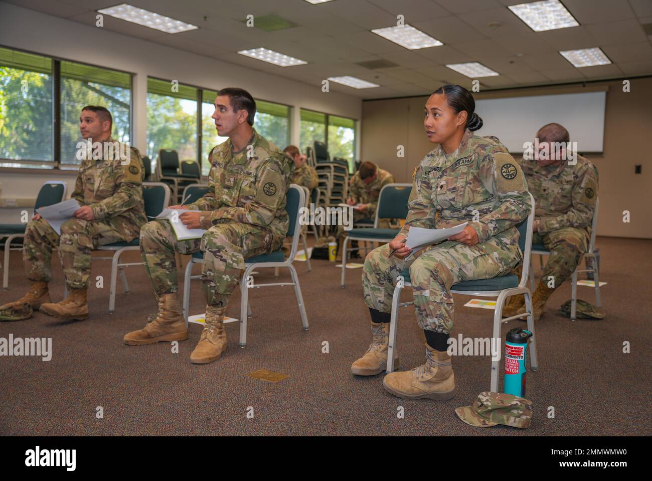 Double Creek Fire volunteers Oregon Army National Guard Sgt. Justin ...