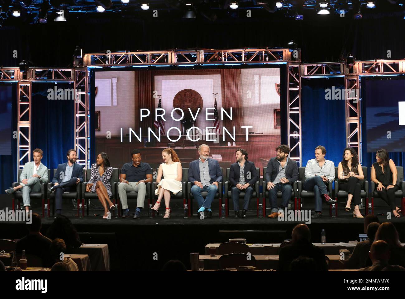 Riley Smith, from left, Vincent Kartheiser, Nikki M. James, Russell ...