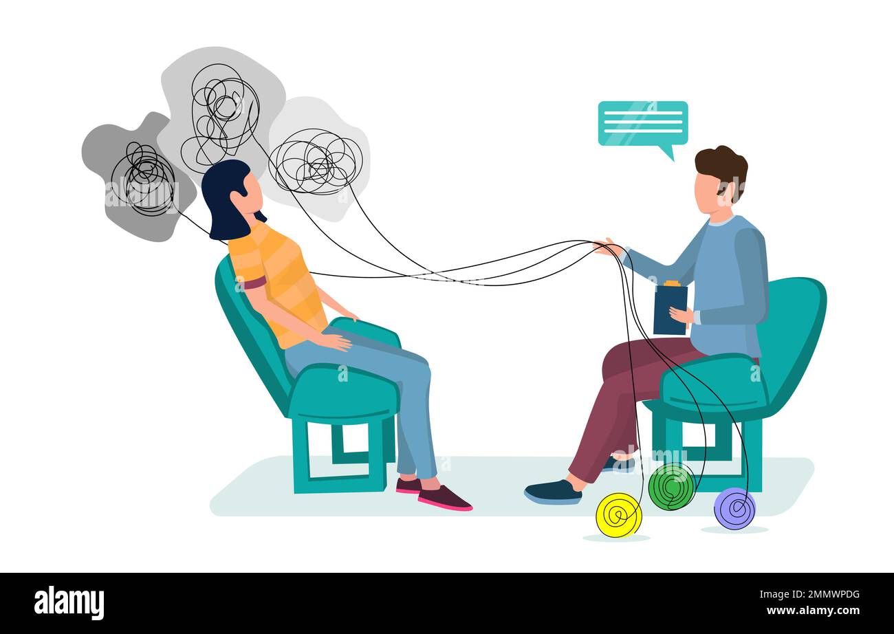 Individual therapy vector concept for web banner, website page Stock ...