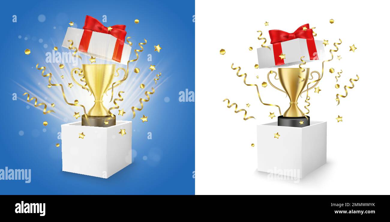 Winner award box vector concept for banner, poster Stock Vector Image ...