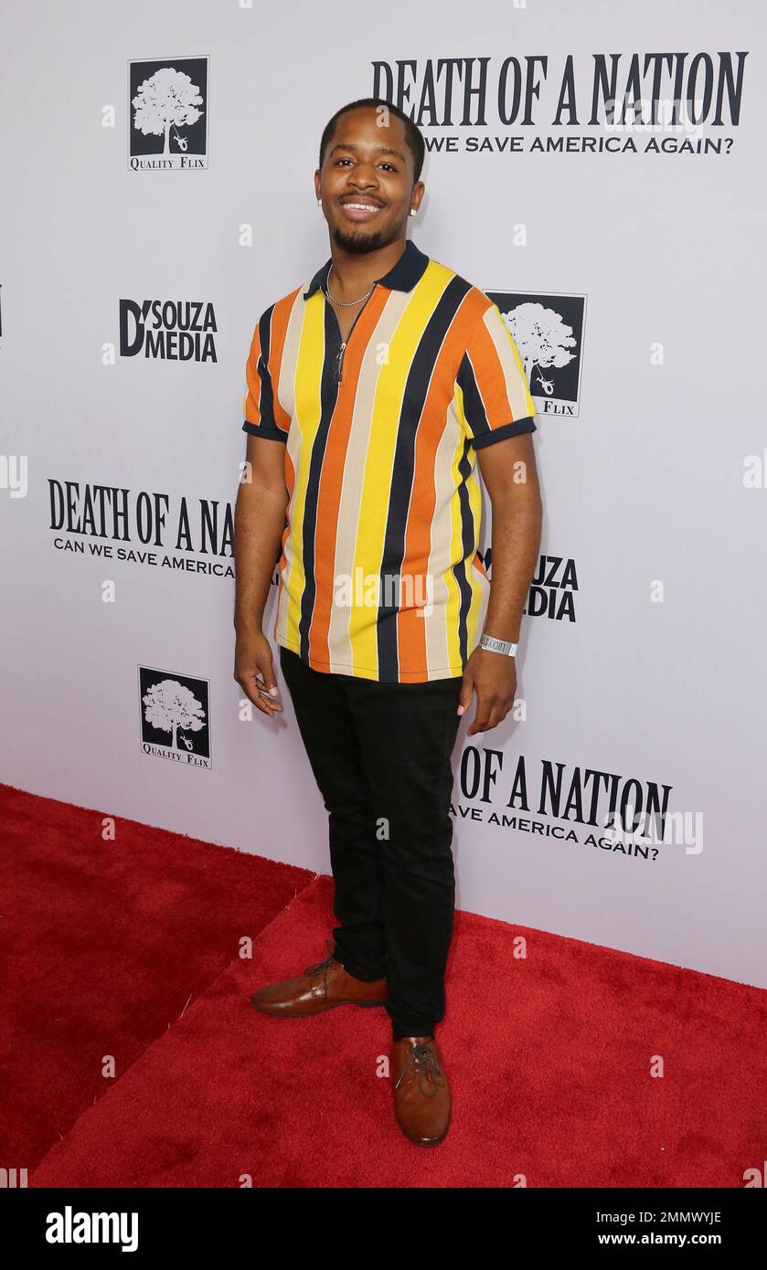 Terrence Williams arrives at the LA Premiere of "Death of a Nation" at ...