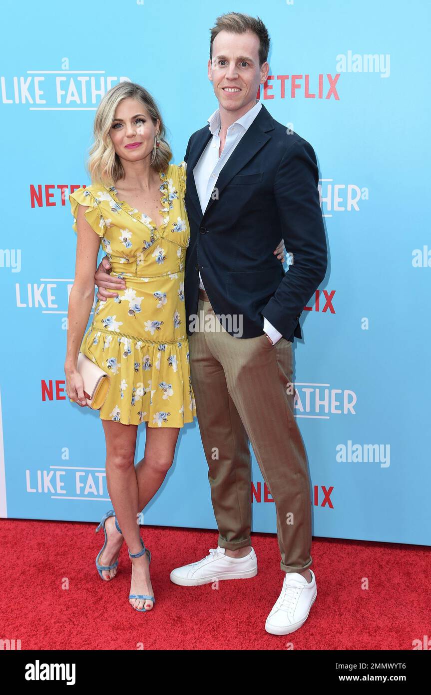 Brittany Ross, left, and Marco Naggar attend the LA premiere of LA ...