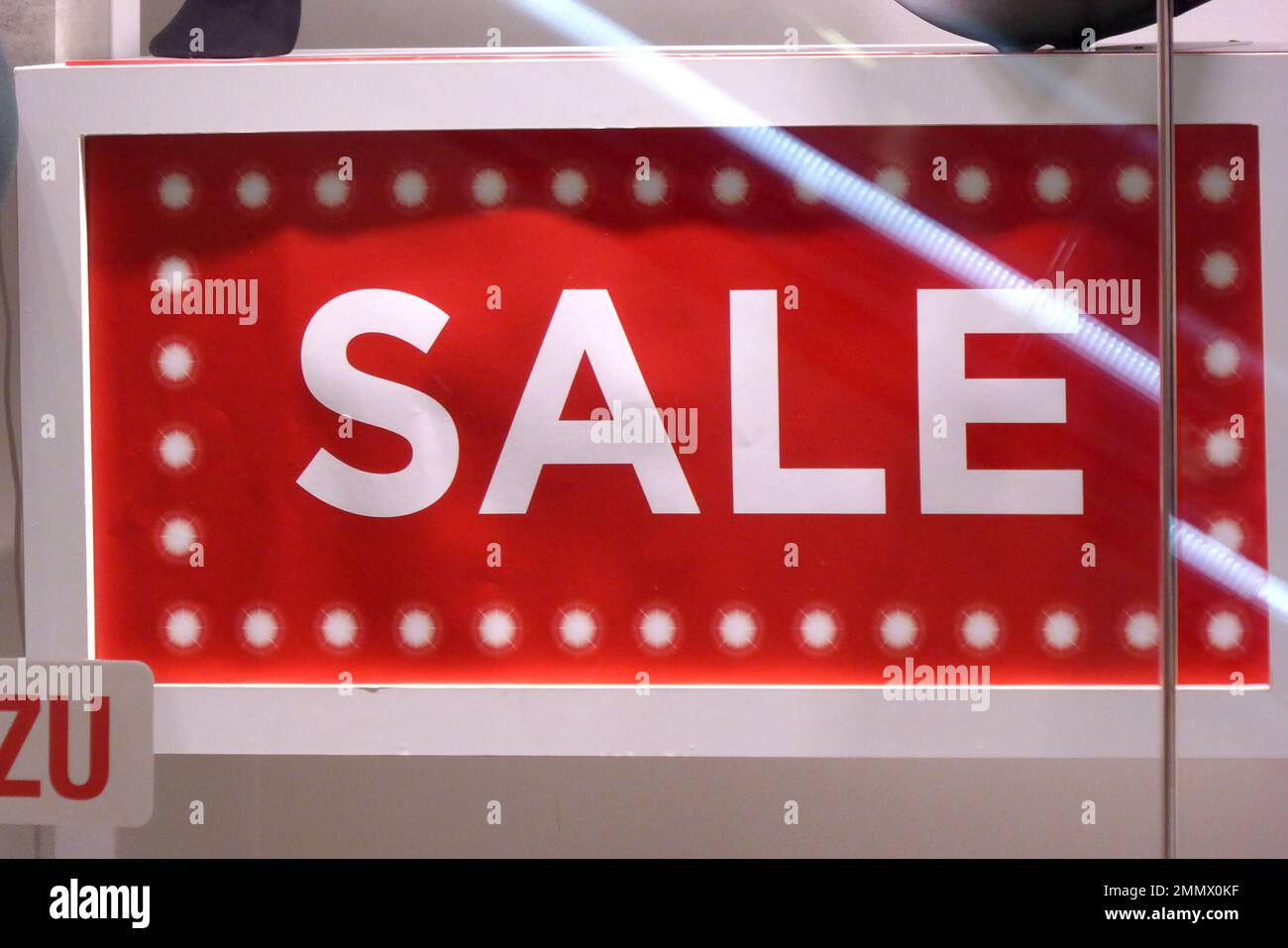 Sale / Verkauf Schild Stock Photo - Alamy