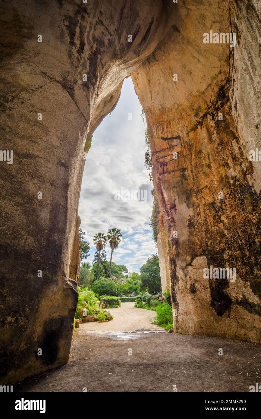 Ear of Dionysius - Neapolis Archaeological Park - Syracuse, Sicily ...