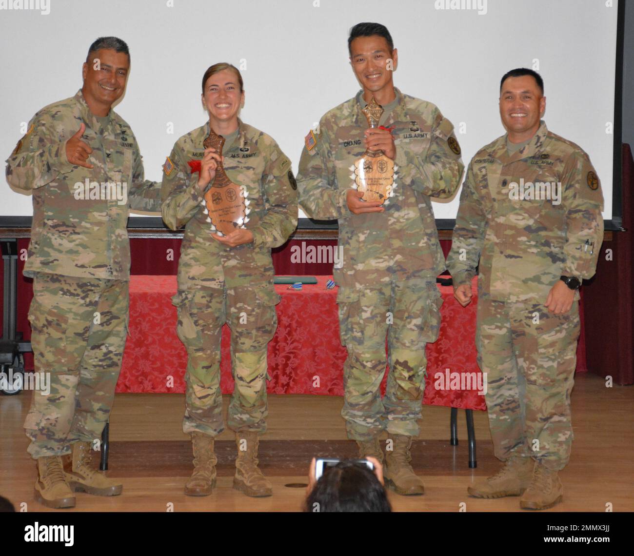 (pictured left to right) Tripler Commander, Col. Bill Soliz, 1st Lt ...