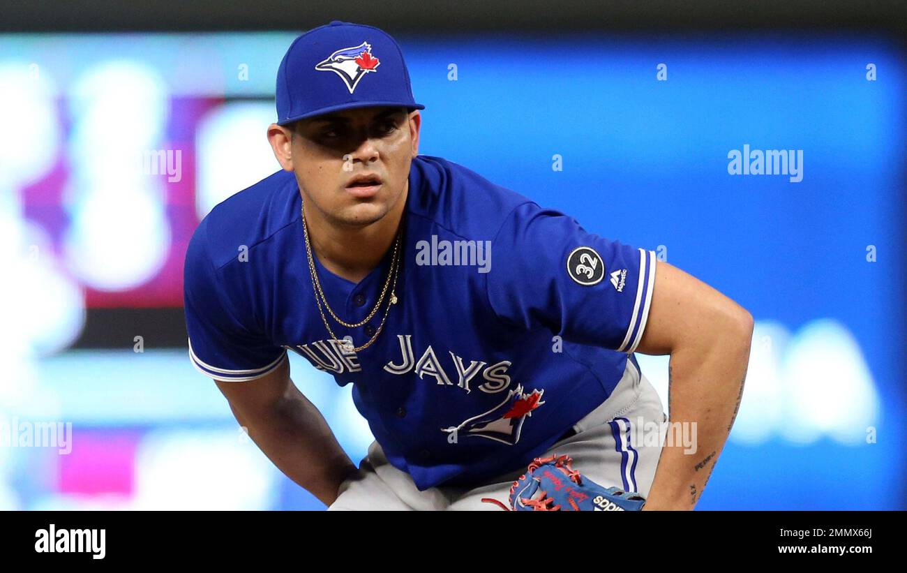 FILE - In this May 1, 2018, file photo Toronto Blue Jays' pitcher ...