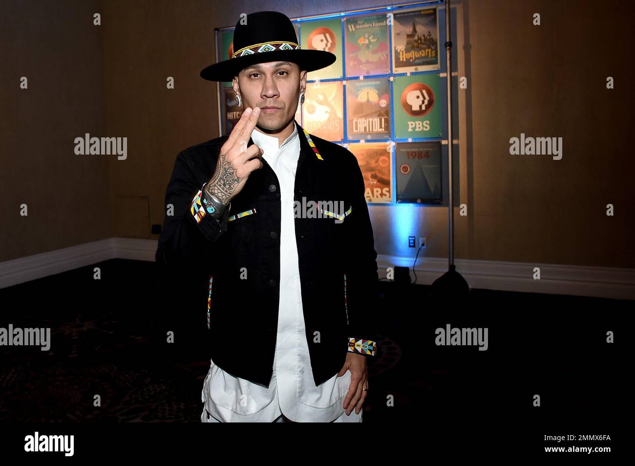 Taboo poses for a photo during the TCA Summer Press Tour at the Beverly ...