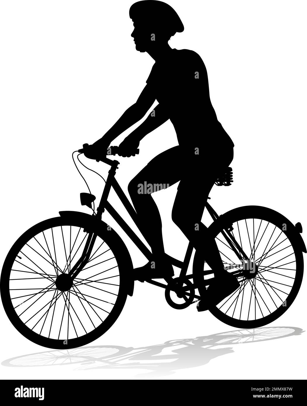 Men bike riding Cut Out Stock Images & Pictures - Alamy