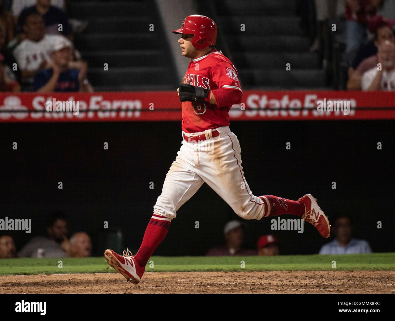 Los Angeles Angels' David Fletcher during a baseball game in Anaheim ...