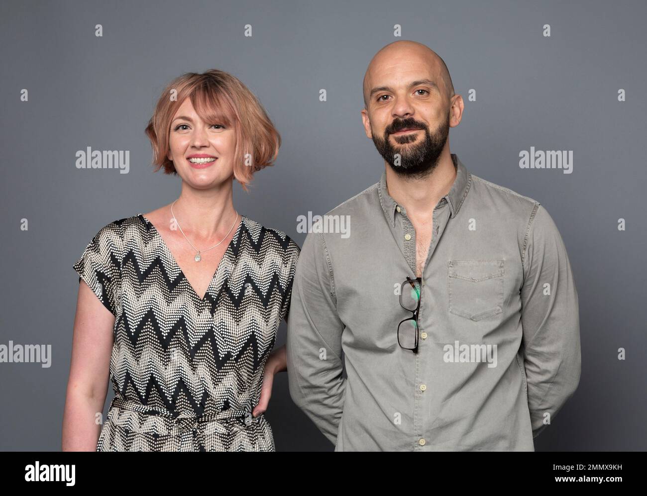 Hania Elkington, left, and Simon Duric, creators and writers of the ...