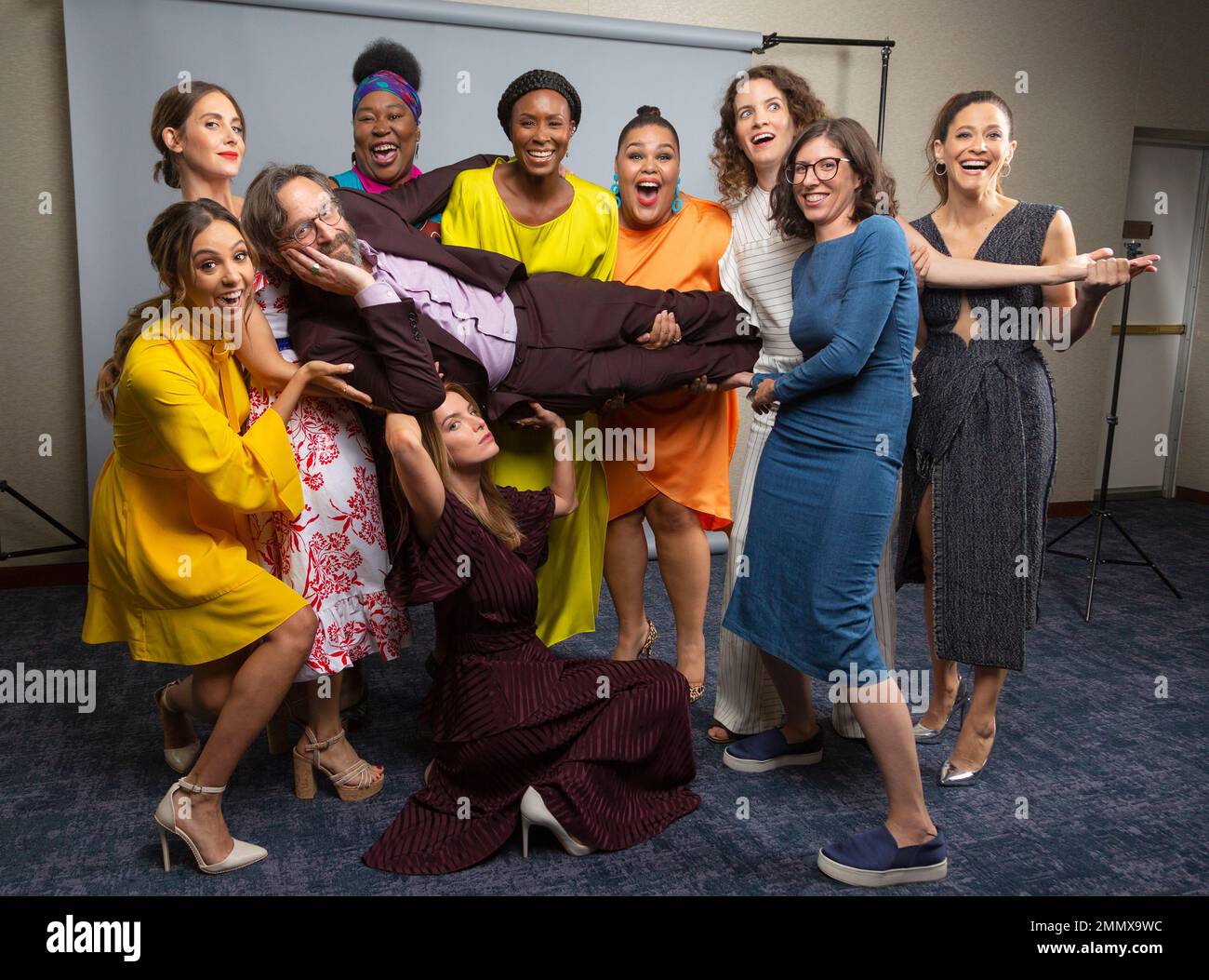 Britt Baron, from left, Alison Brie, Kia Stevens, Sydelle Noel, Britney ...