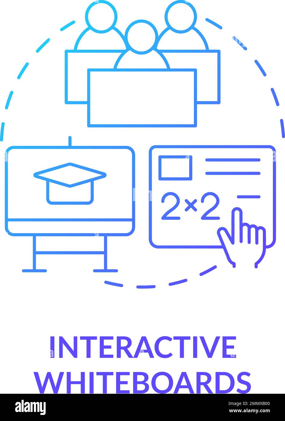 Interactive art projection Stock Vector Images - Alamy