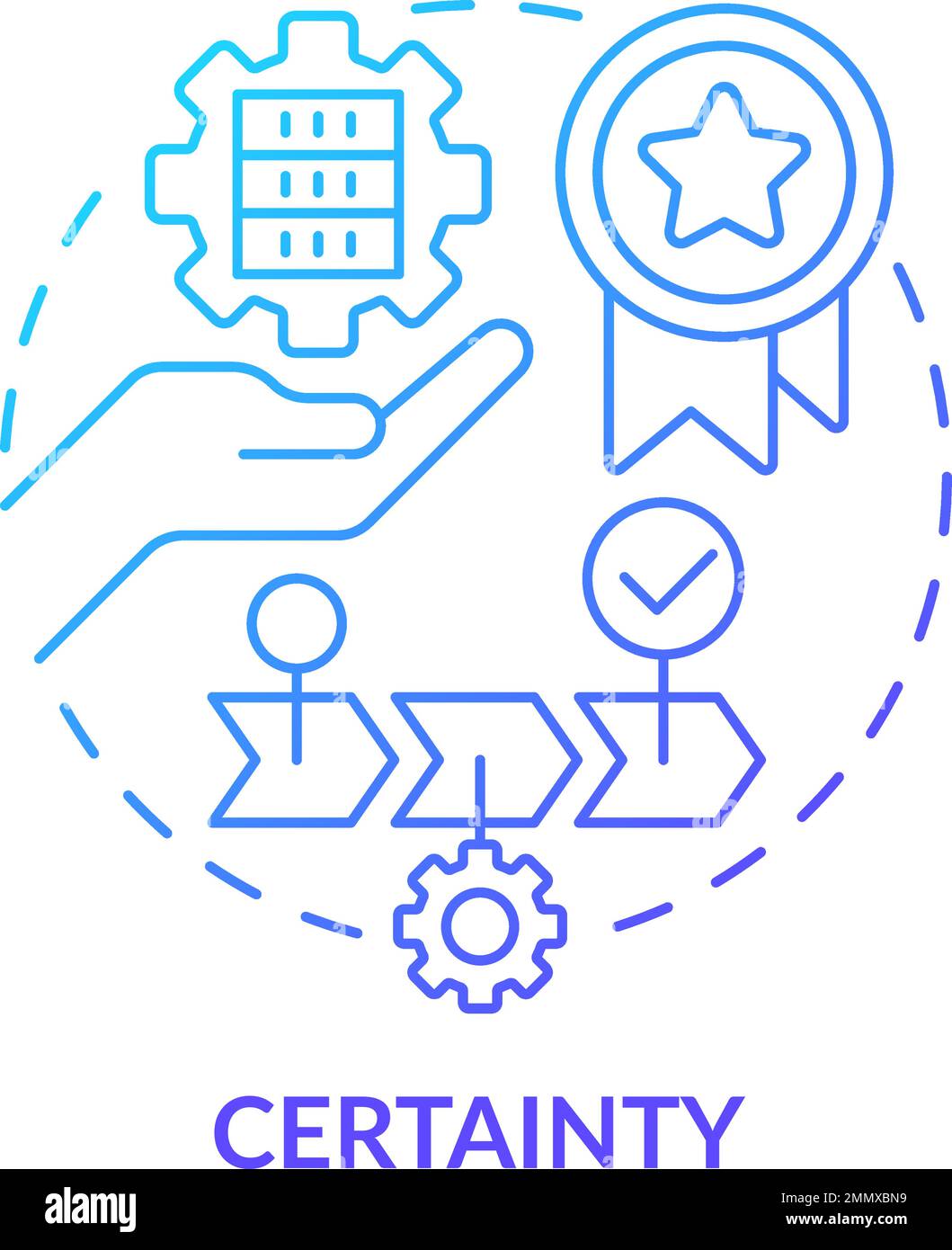 Certainty blue gradient concept icon Stock Vector Image & Art - Alamy Certainty blue gradient concept icon Stock Vector Image & Art - Alamy