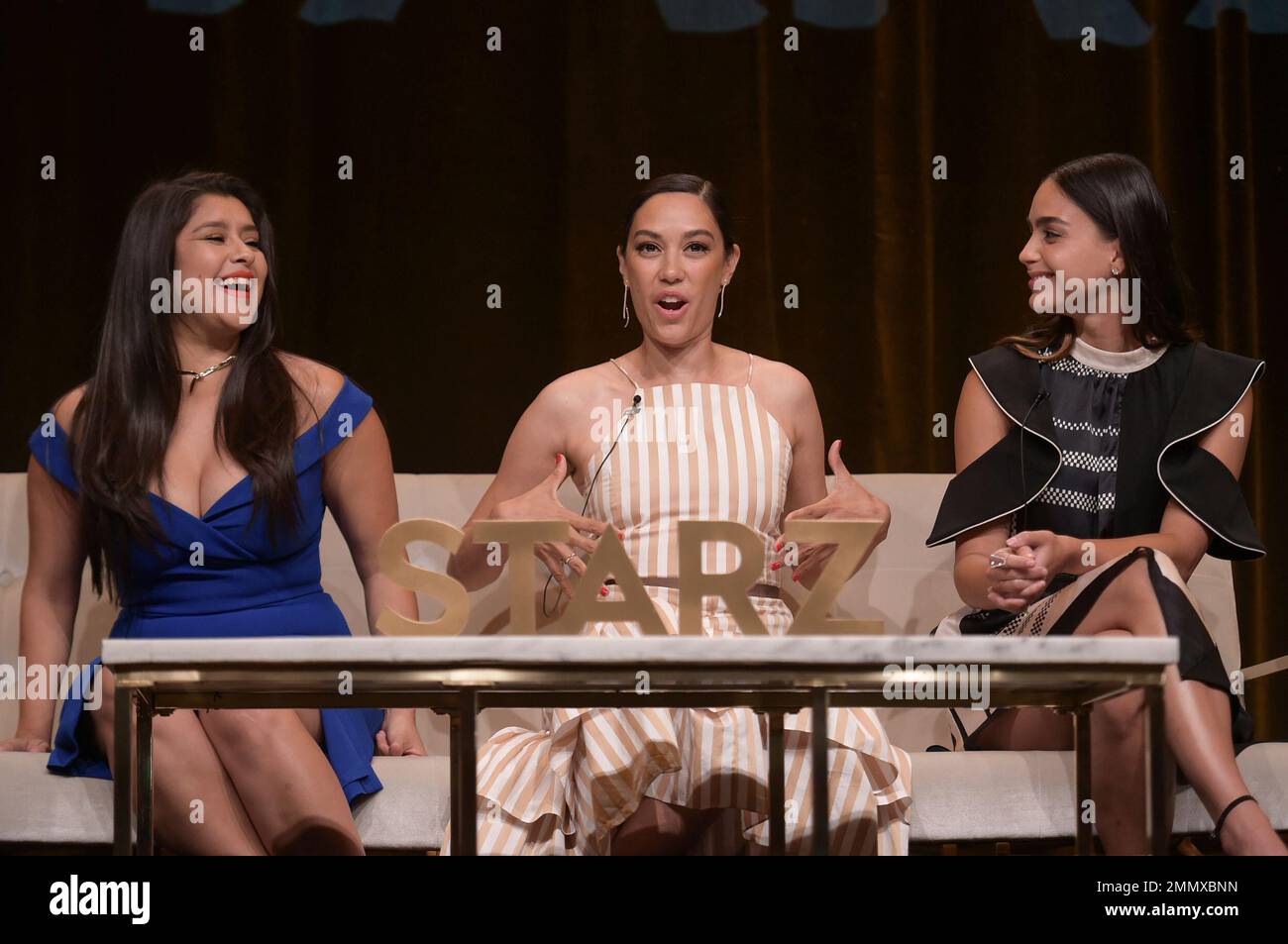 Chelsea Rendon, from left, Mishel Prada and Melissa Barrera participate ...