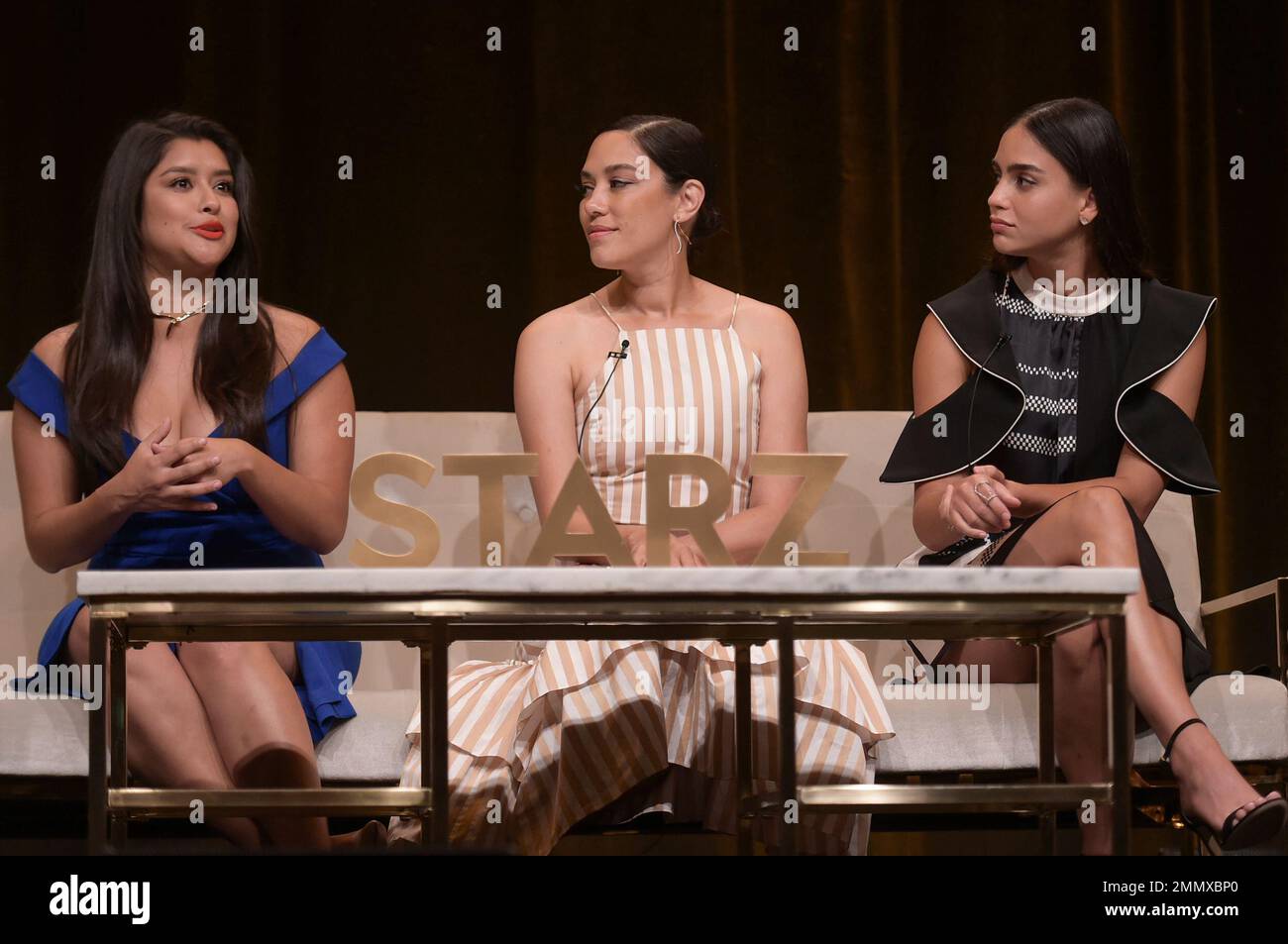 Chelsea Rendon, from left, Mishel Prada and Melissa Barrera participate ...