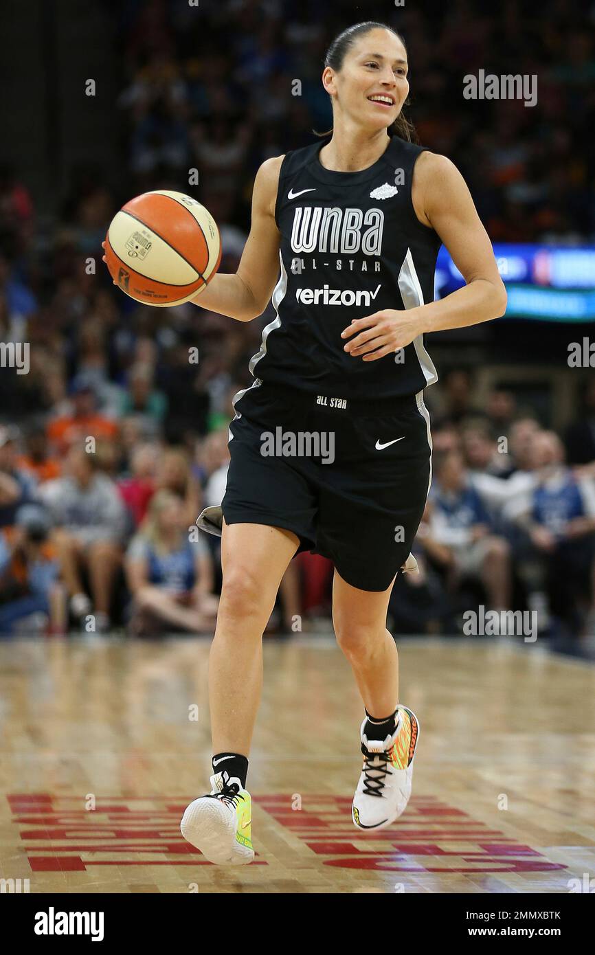 Team Delle Donne's Sue Bird in the first half of the WNBA All-Star ...