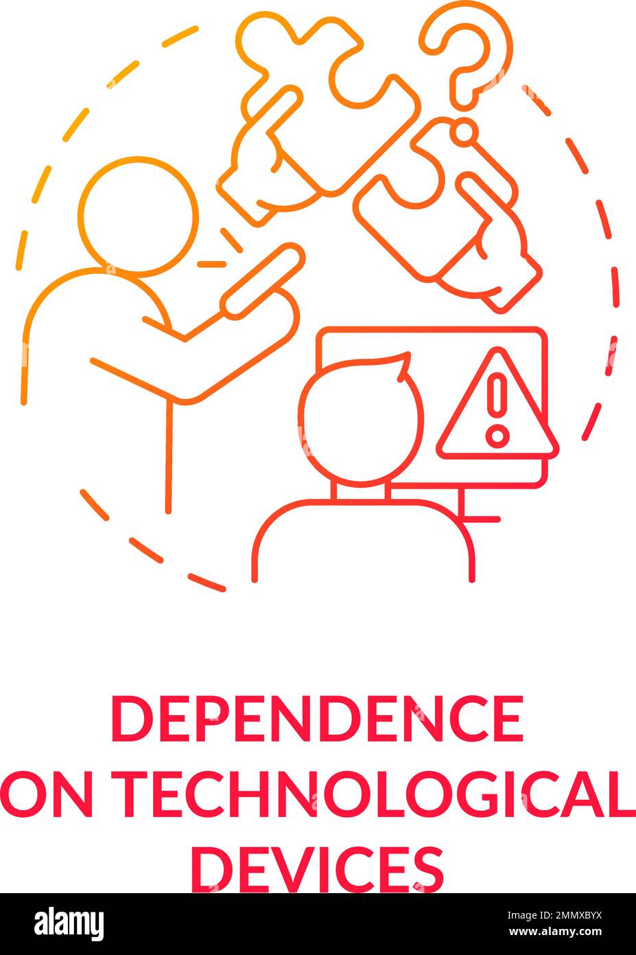 Technological dependence hi-res stock photography and images - Alamy