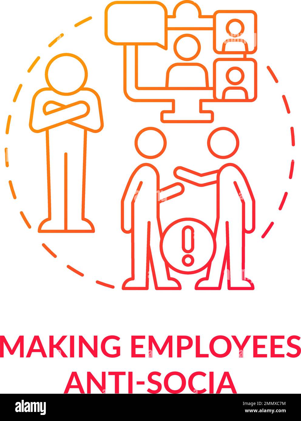 Anti social behavior Stock Vector Images - Alamy