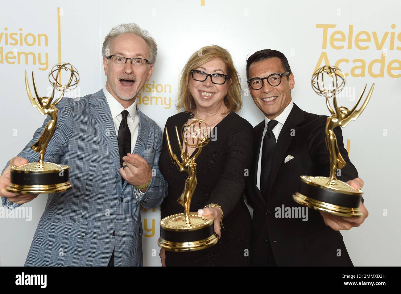 EXCLUSIVE - Jeff MacIntyre, left, Julia Seifer, and David Ono from ACB7 ...