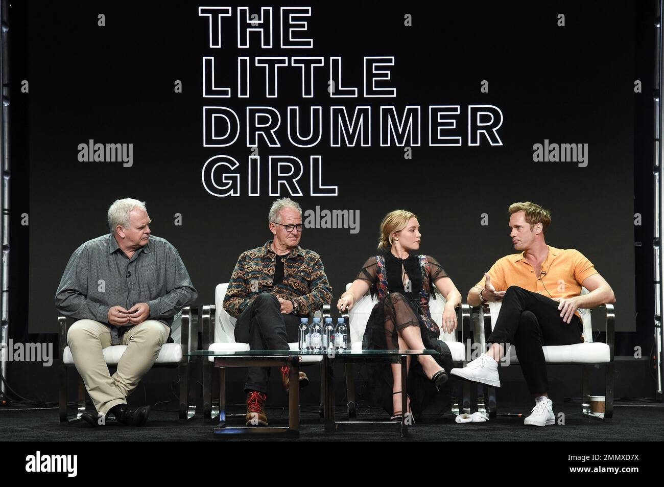 Simon Cornwell, from left, Stephen Cornwell, Florence Pugh and ...
