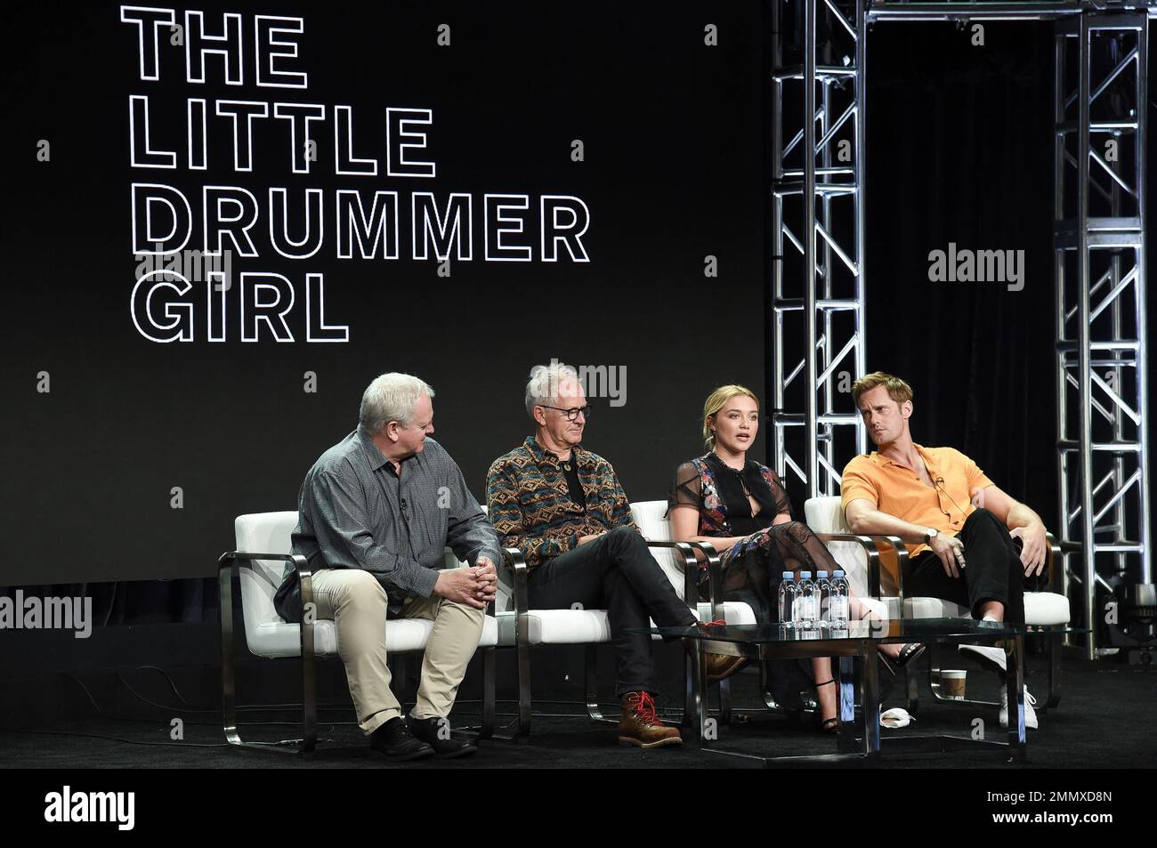 Simon Cornwell, from left, Stephen Cornwell, Florence Pugh and ...