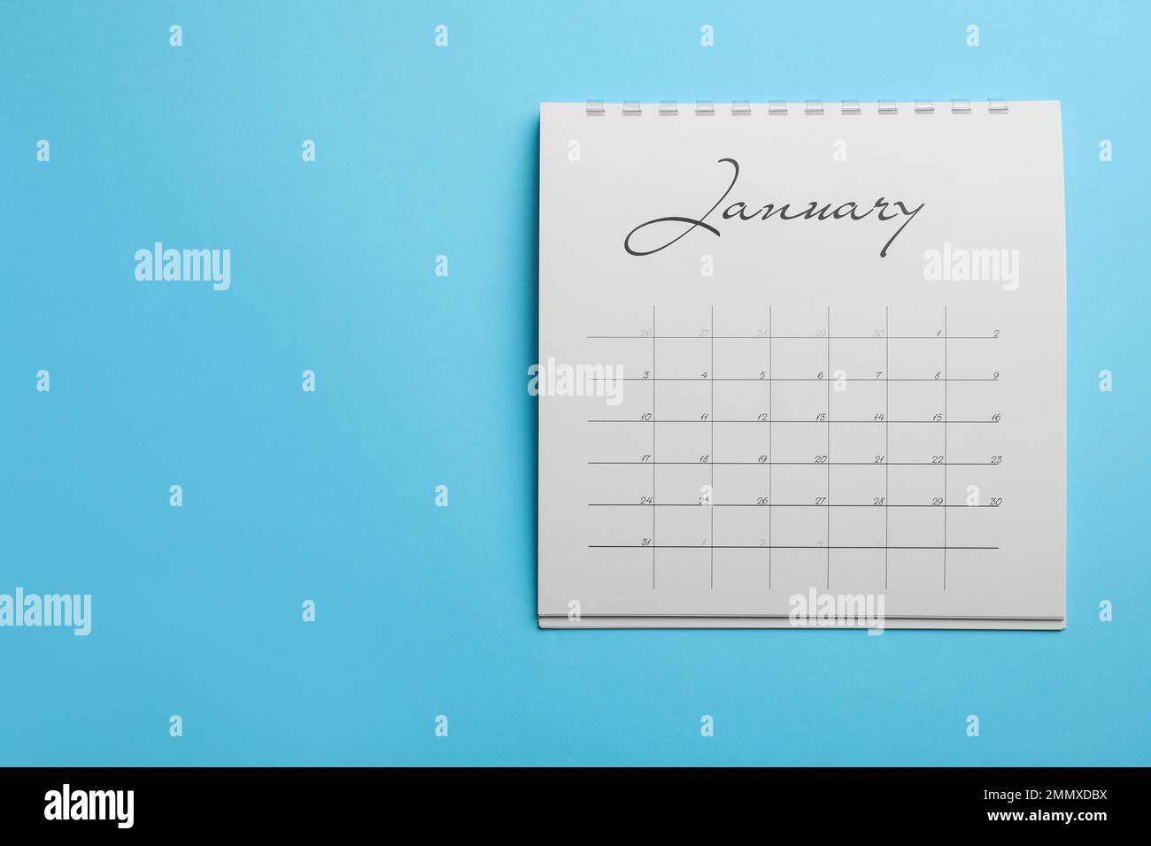 Jan month calendar hi-res stock photography and images - Alamy