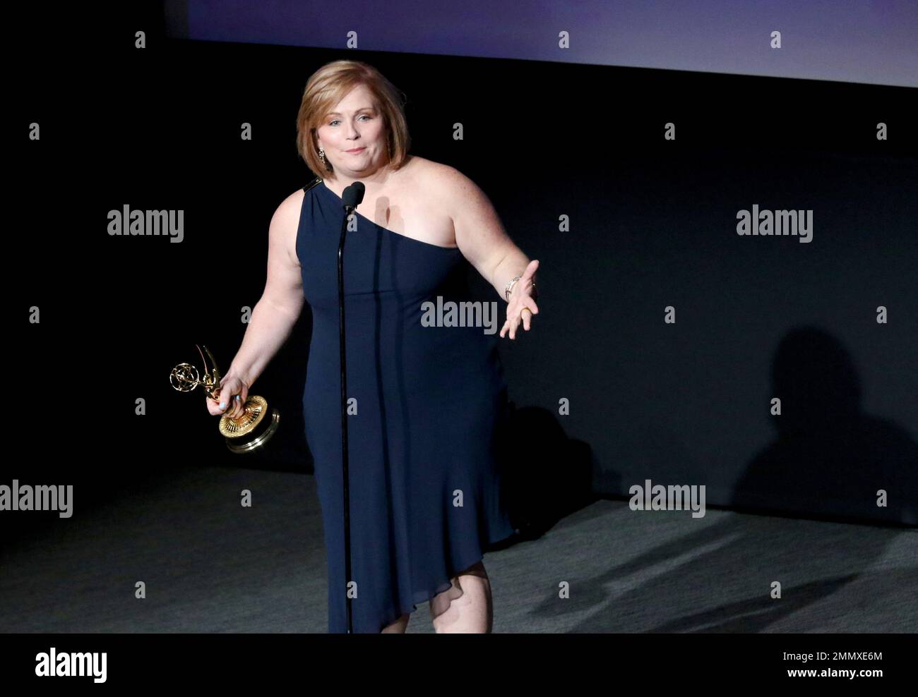 EXCLUSIVE - Mary Harris from NBC4 accepts the Emmy for outstanding ...