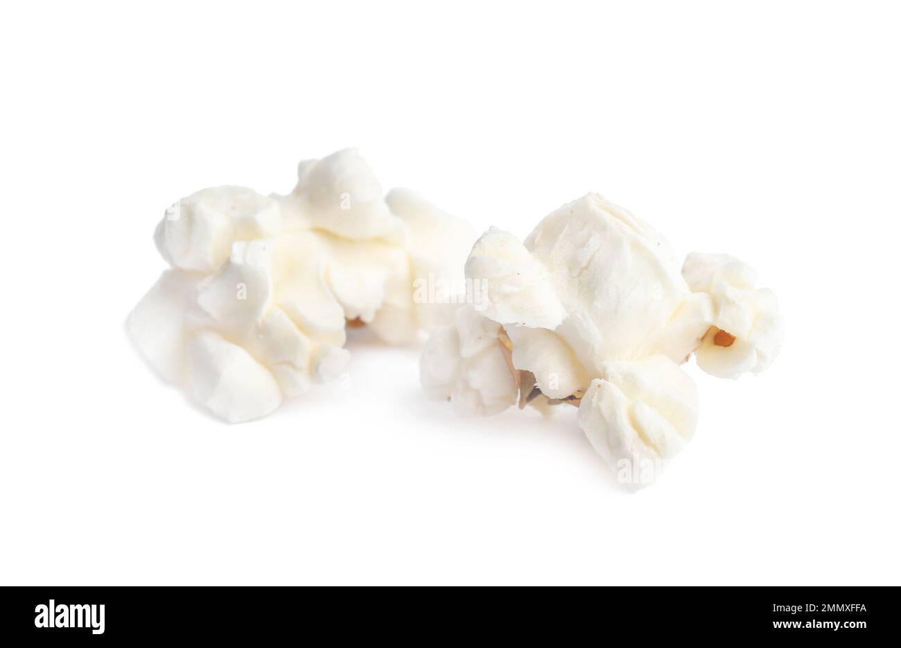 Tasty fresh pop corn isolated on white Stock Photo - Alamy