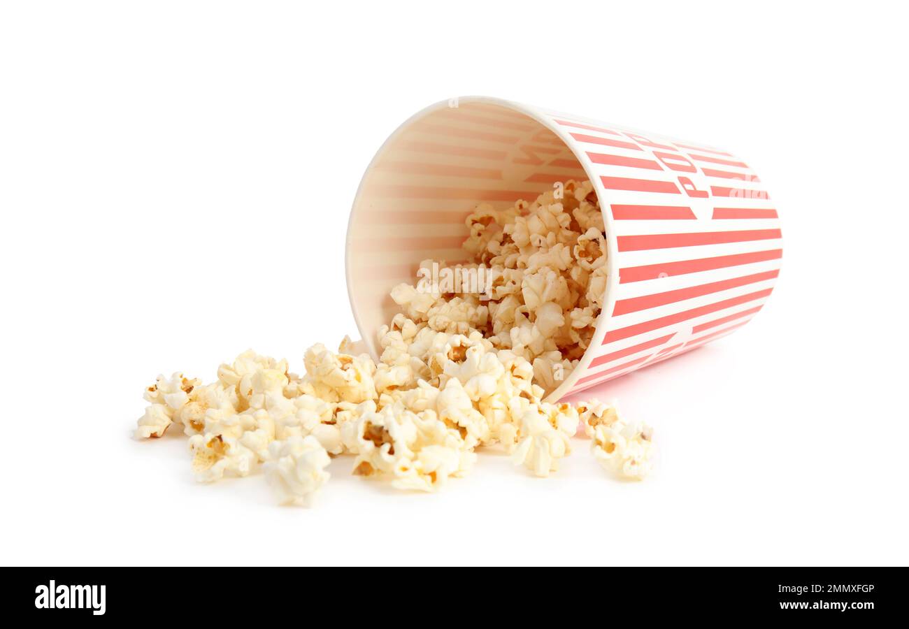 Scattered popcorn isolated on hi-res stock photography and images - Alamy