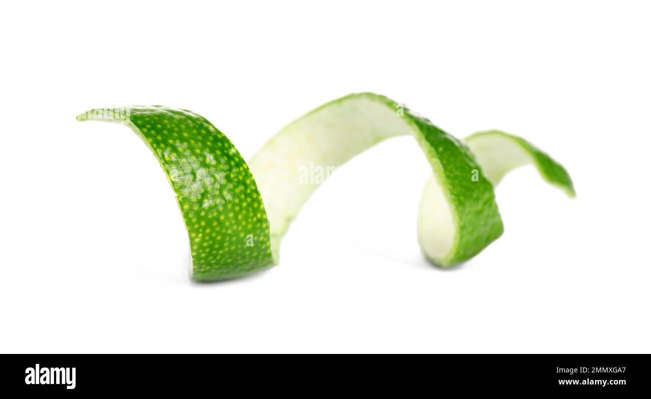 Spiral lime peel hi-res stock photography and images - Alamy