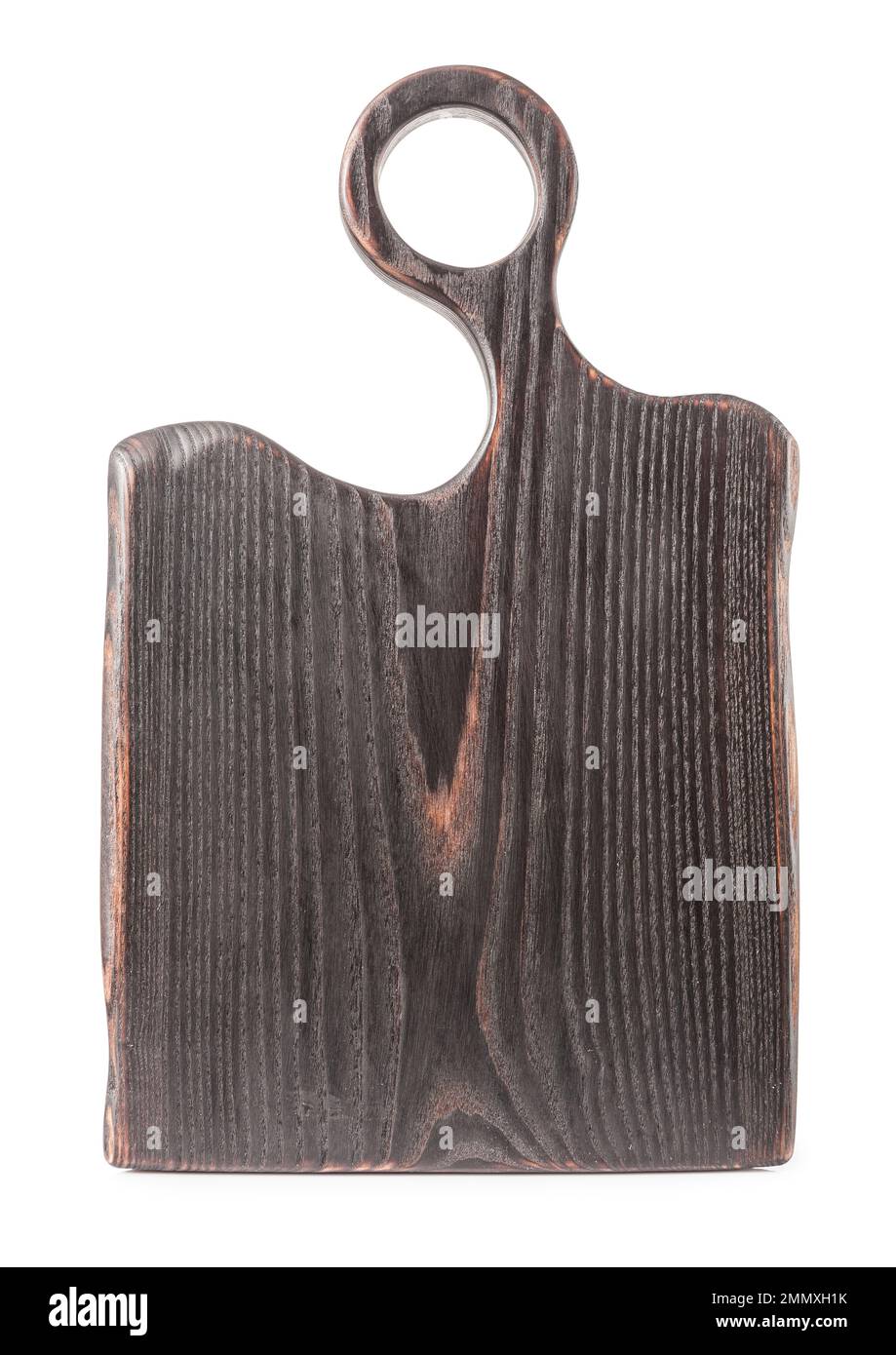 Hard Burned Ash Tree Wooden Chopping Board isolated Stock Photo - Alamy