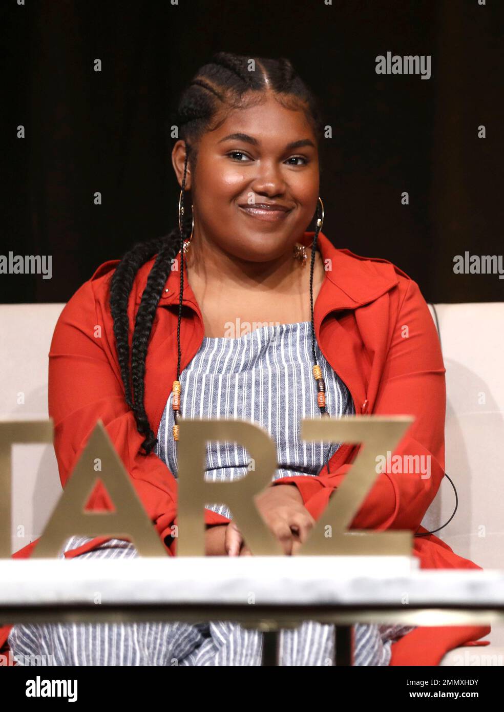 Jada Buford attends the STARZ TCA panel for "America to Me" at The ...