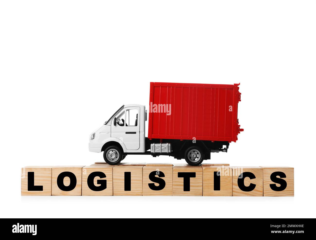 Business concept logistics word hi-res stock photography and images - Alamy