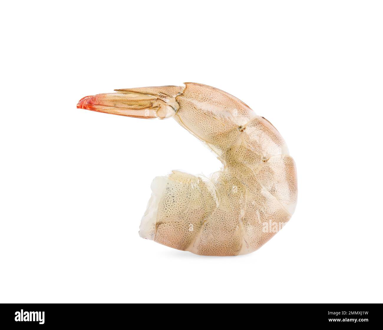 Fresh raw shrimp isolated on white. Healthy seafood Stock Photo - Alamy