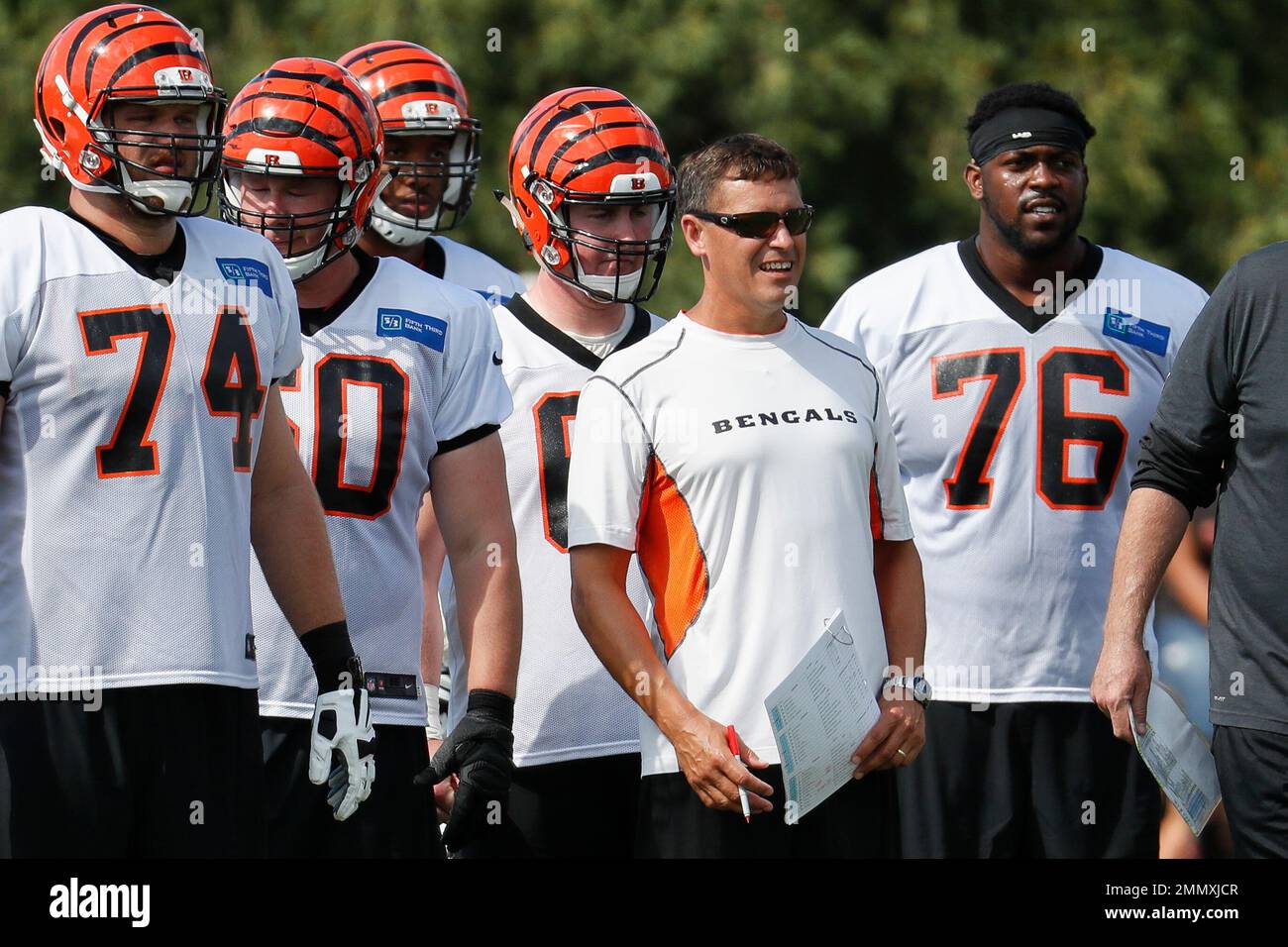 Cincinnati Bengals offensive coordinator Bill Lazor during NFL football ...