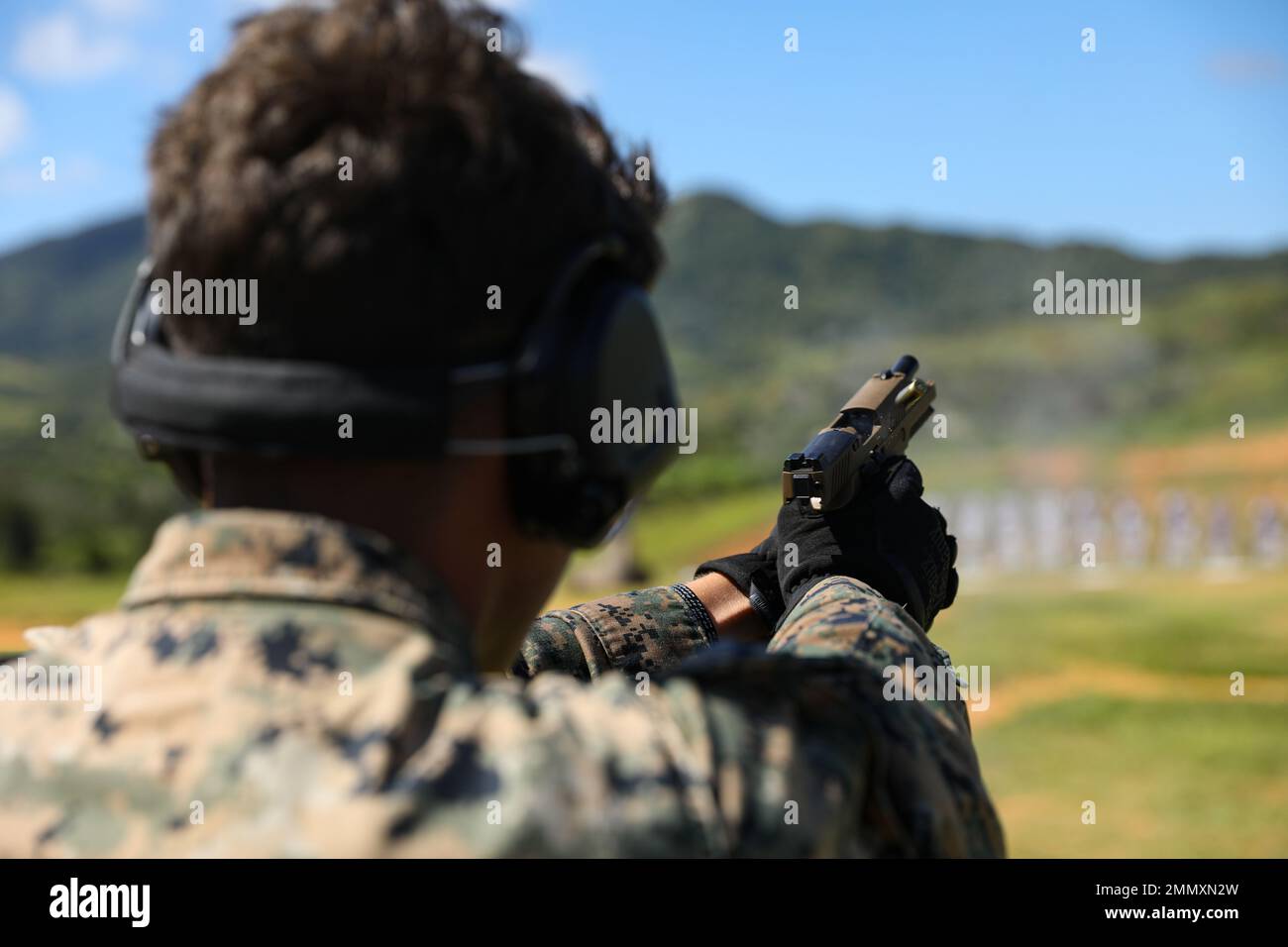 U.S. Marine Corps Cpl. Noah Pugh, a bulk fuel specialist with Energy ...