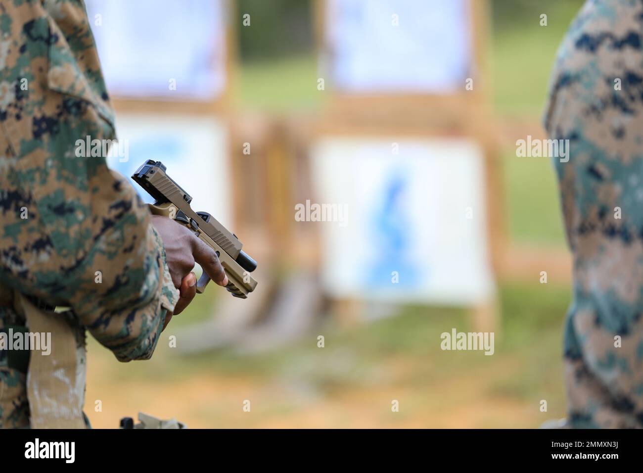 U.S. Marine Corps Sgt. Christopher Thompson, a combat videographer with ...