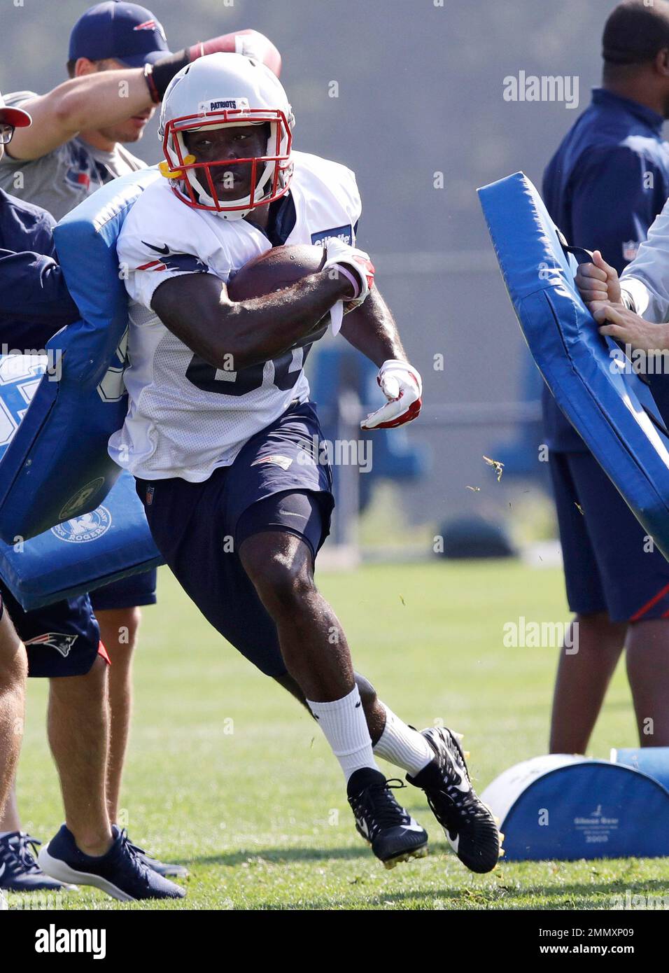 New England Patriots running back Ralph Webb during the team's NFL ...