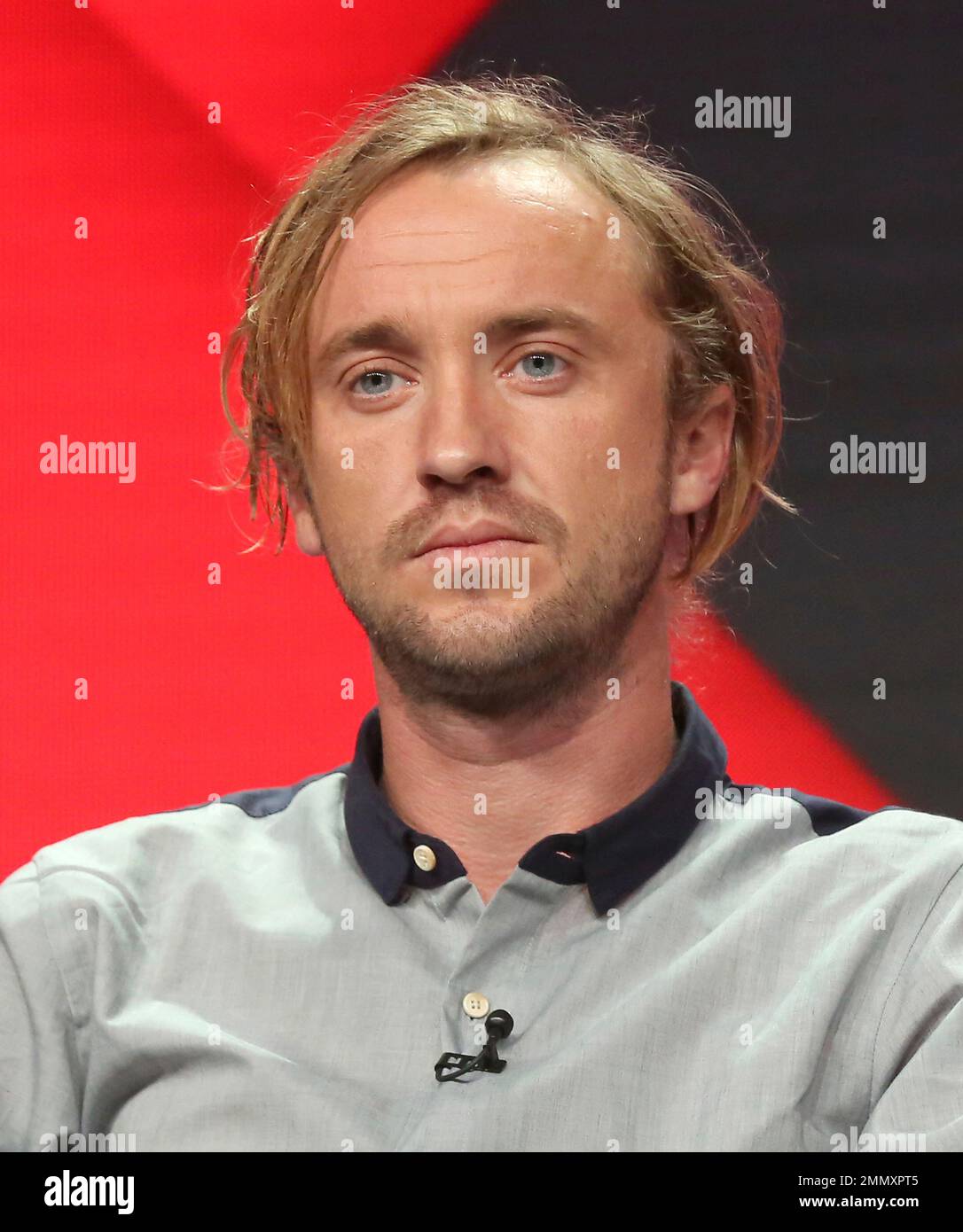 Tom Felton participates in the "Origin" panel during the YouTube ...