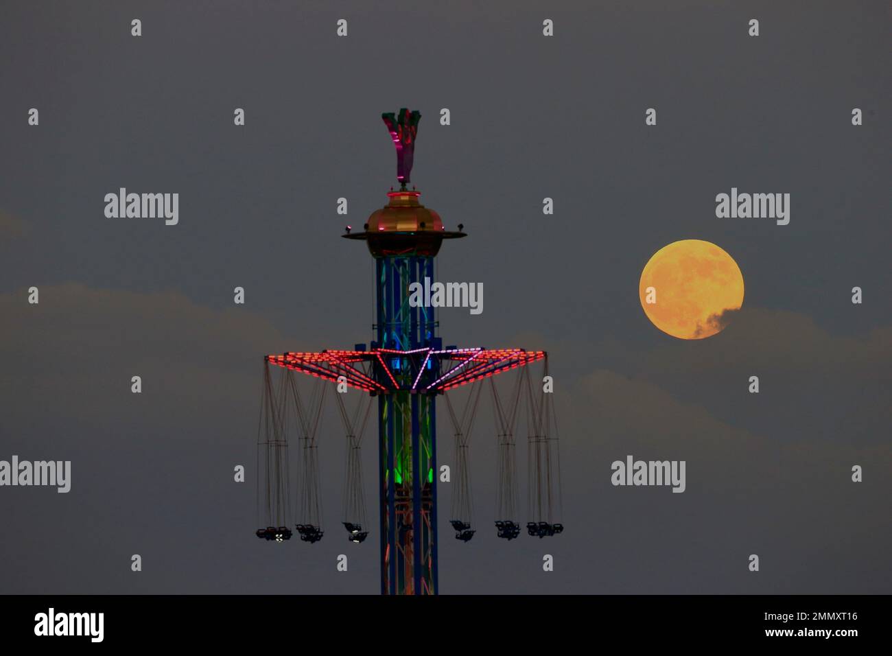 Blood Red Moon In Israel