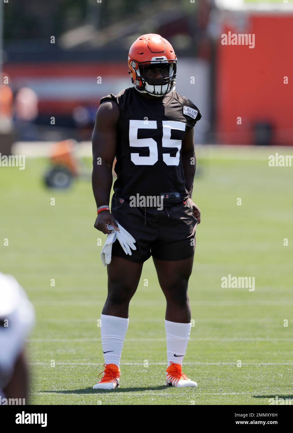 Cleveland Browns linebacker Genard Avery is shown during NFL football ...